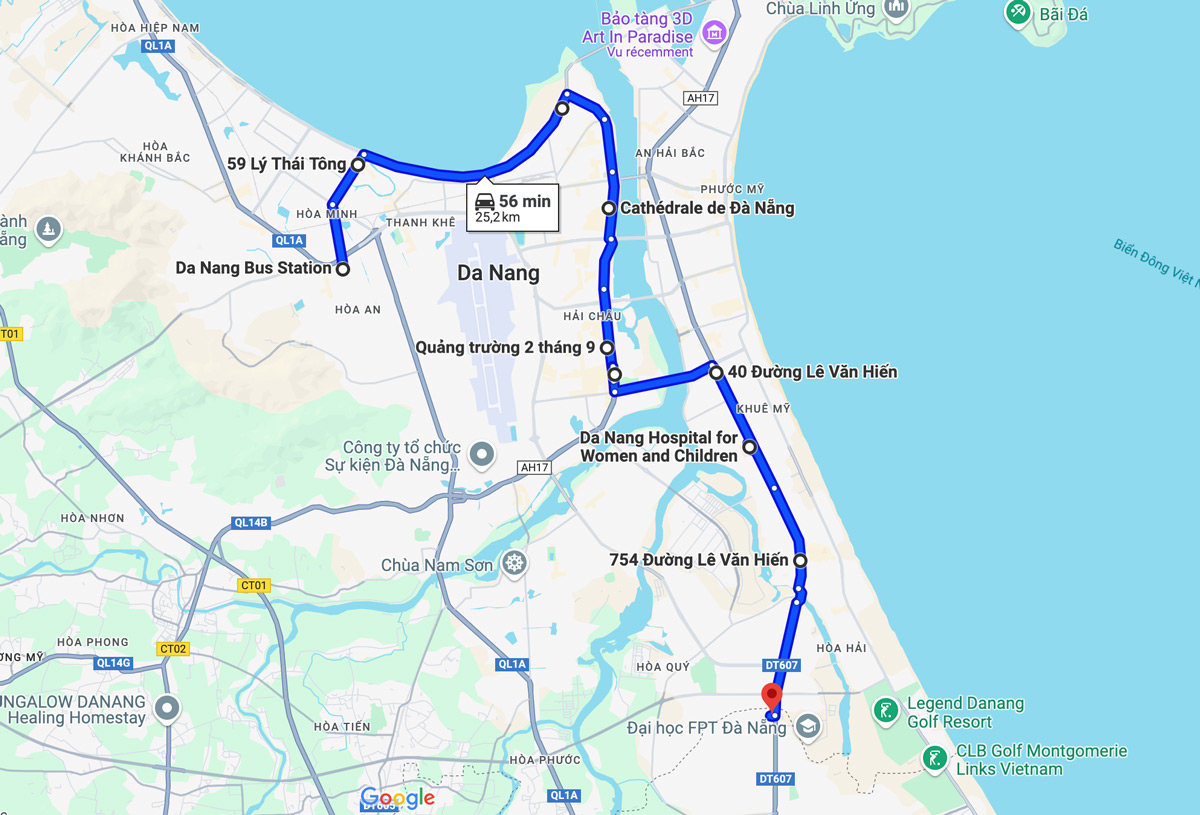 Local bus between Da Nang and Hoi An and vice versa | Price & Tips (2025)